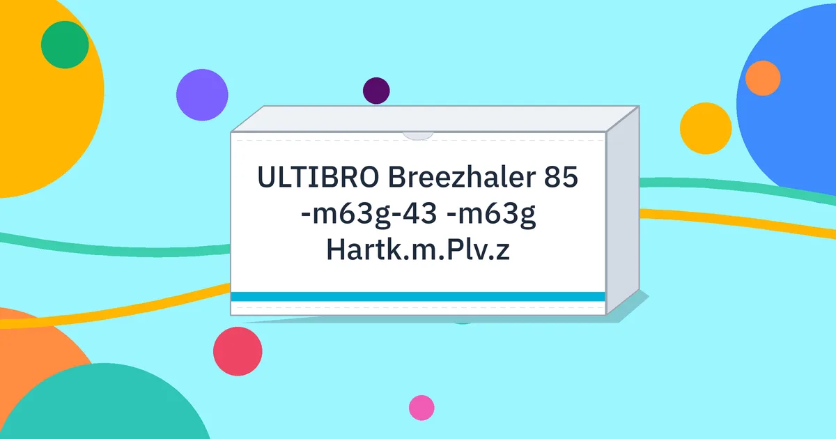Symbolbild: Packung mit der Aufschrift ULTIBRO Breezhaler 85 -m63g-43 -m63g Hartk.m.Plv.z (PZN 11151245) – Verfügbarkeit und Bezug in Apotheken in Frankfurt am Main