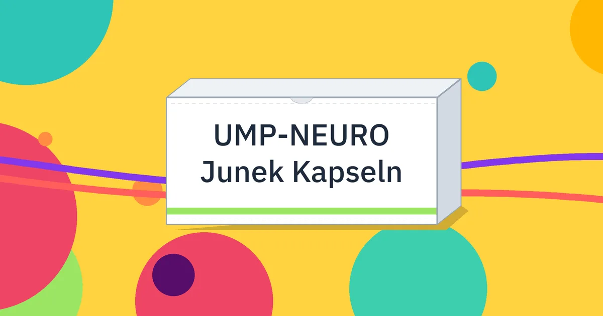 Symbolbild: Packung mit der Aufschrift UMP-NEURO Junek Kapseln (PZN 18310942) – Verfügbarkeit und Bezug in Apotheken in Frankfurt am Main