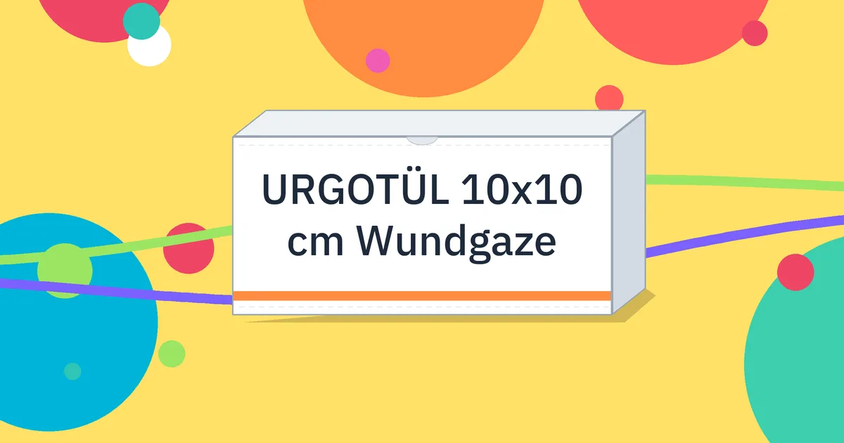 Symbolbild: Packung mit der Aufschrift URGOTÜL 10x10 cm Wundgaze (PZN 18744474) – Verfügbarkeit und Bezug in Apotheken in Frankfurt am Main
