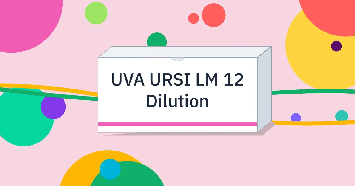 Symbolbild: Packung mit der Aufschrift UVA URSI LM 12 Dilution (PZN 13259030) – Verfügbarkeit und Bezug in Apotheken in Frankfurt am Main