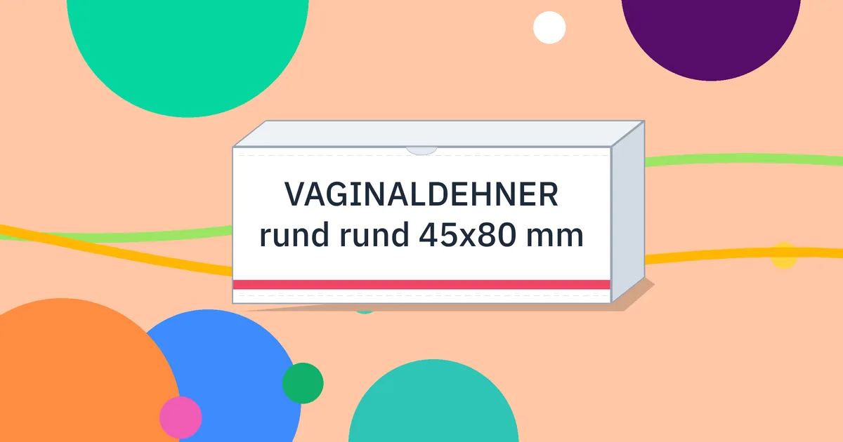Symbolbild: Packung mit der Aufschrift VAGINALDEHNER rund rund 45x80 mm (PZN 07322882) – Verfügbarkeit und Bezug in Apotheken in Frankfurt am Main