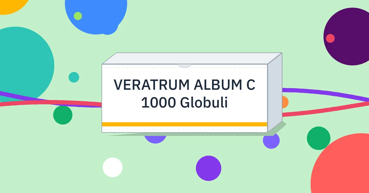 Symbolbild: Packung mit der Aufschrift VERATRUM ALBUM C 1000 Globuli (PZN 07460549) – Verfügbarkeit und Bezug in Apotheken in Frankfurt am Main