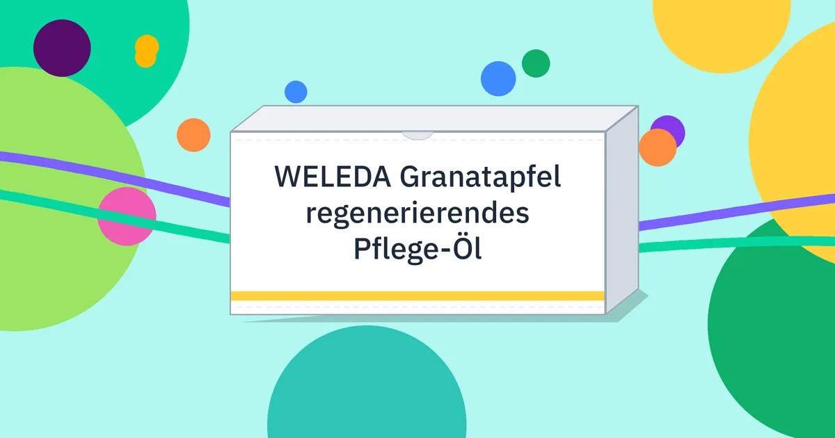 Symbolbild: Packung mit der Aufschrift WELEDA Granatapfel regenerierendes Pflege-Öl (PZN 15876755) – Verfügbarkeit und Bezug in Apotheken in Frankfurt am Main