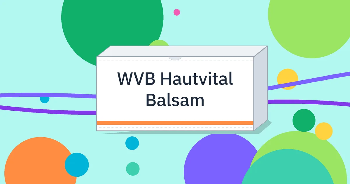 Symbolbild: Packung mit der Aufschrift WVB Hautvital Balsam (PZN 17610984) – Verfügbarkeit und Bezug in Apotheken in Frankfurt am Main