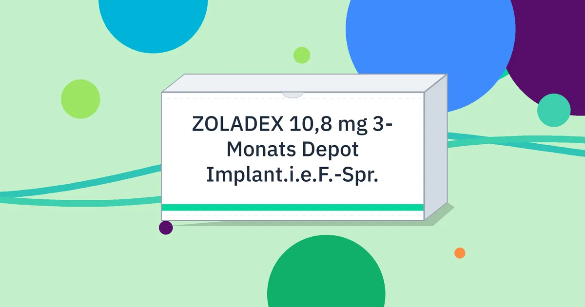 Symbolbild: Packung mit der Aufschrift ZOLADEX 10,8 mg 3-Monats Depot Implant.i.e.F.-Spr. (PZN 09902454) – Verfügbarkeit und Bezug in Apotheken in Frankfurt am Main
