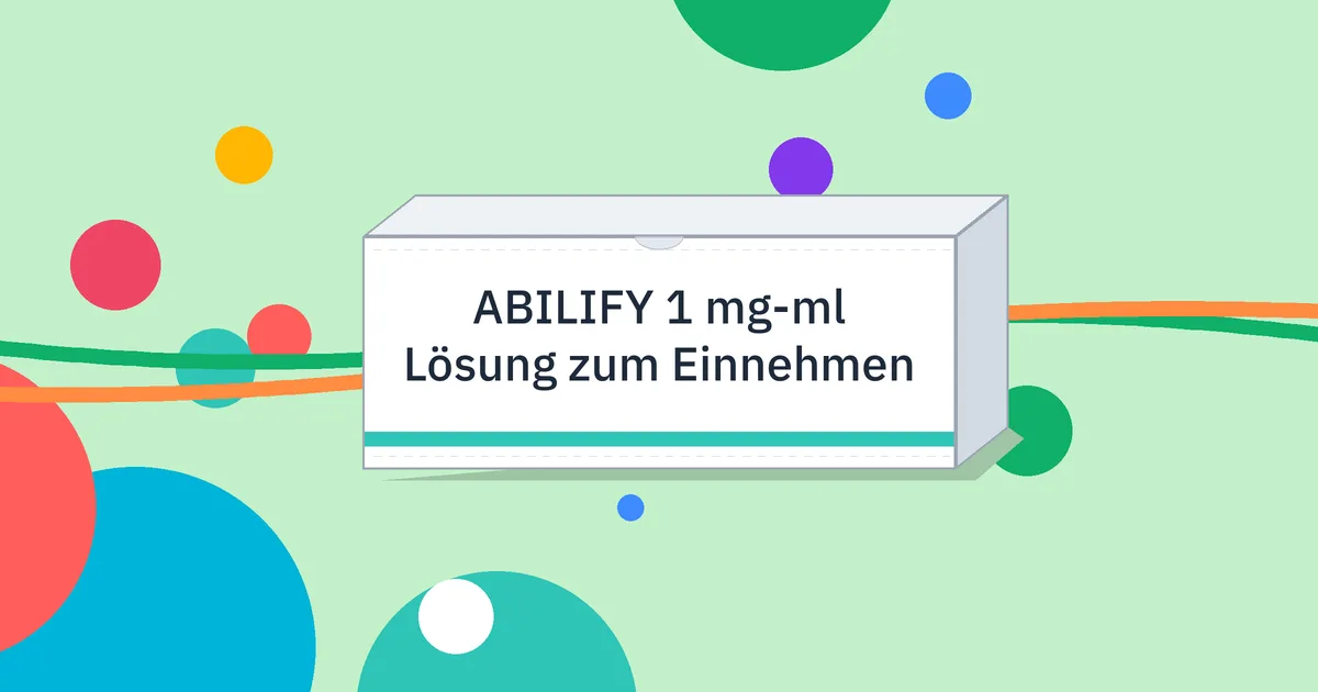 Symbolbild: Packung mit der Aufschrift ABILIFY 1 mg-ml Lösung zum Einnehmen (PZN 19253057) – Verfügbarkeit und Bezug in Apotheken in Frankfurt am Main
