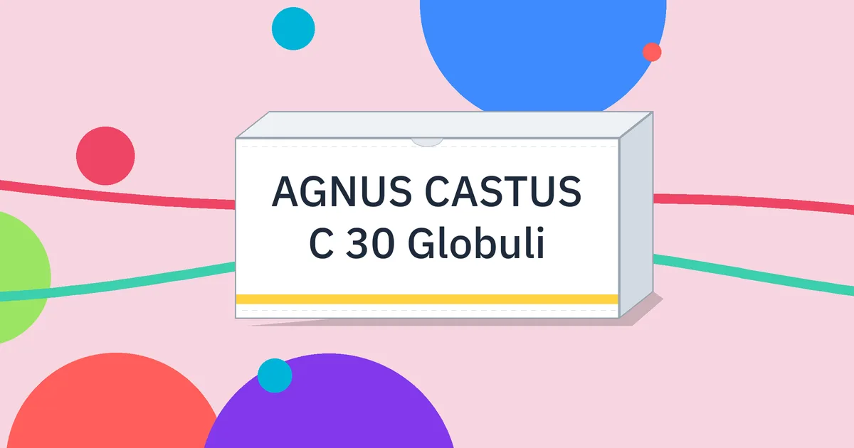 Symbolbild: Packung mit der Aufschrift AGNUS CASTUS C 30 Globuli (PZN 20784392) – Verfügbarkeit und Bezug in Apotheken in Frankfurt am Main