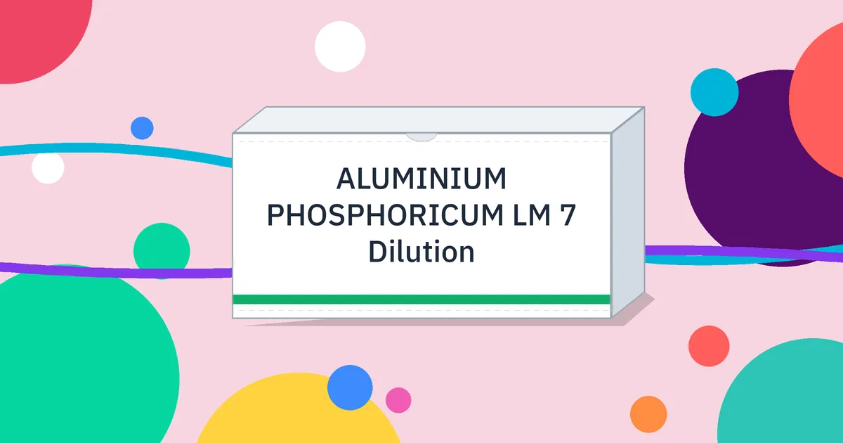 Symbolbild: Packung mit der Aufschrift ALUMINIUM PHOSPHORICUM LM 7 Dilution (PZN 13317098) – Verfügbarkeit und Bezug in Apotheken in Frankfurt am Main