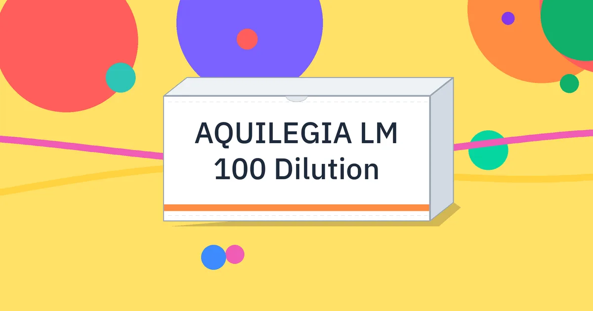 Symbolbild: Packung mit der Aufschrift AQUILEGIA LM 100 Dilution (PZN 13384344) – Verfügbarkeit und Bezug in Apotheken in Frankfurt am Main
