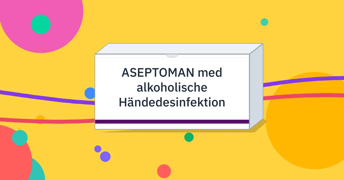 Symbolbild: Packung mit der Aufschrift ASEPTOMAN med alkoholische Händedesinfektion (PZN 15869146) – Verfügbarkeit und Bezug in Apotheken in Frankfurt am Main