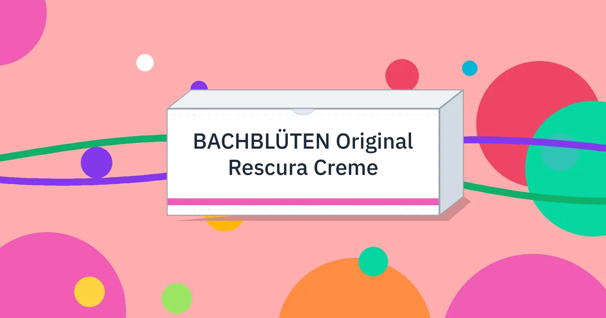 Symbolbild: Packung mit der Aufschrift BACHBLÜTEN Original Rescura Creme (PZN 16391847) – Verfügbarkeit und Bezug in Apotheken in Frankfurt am Main