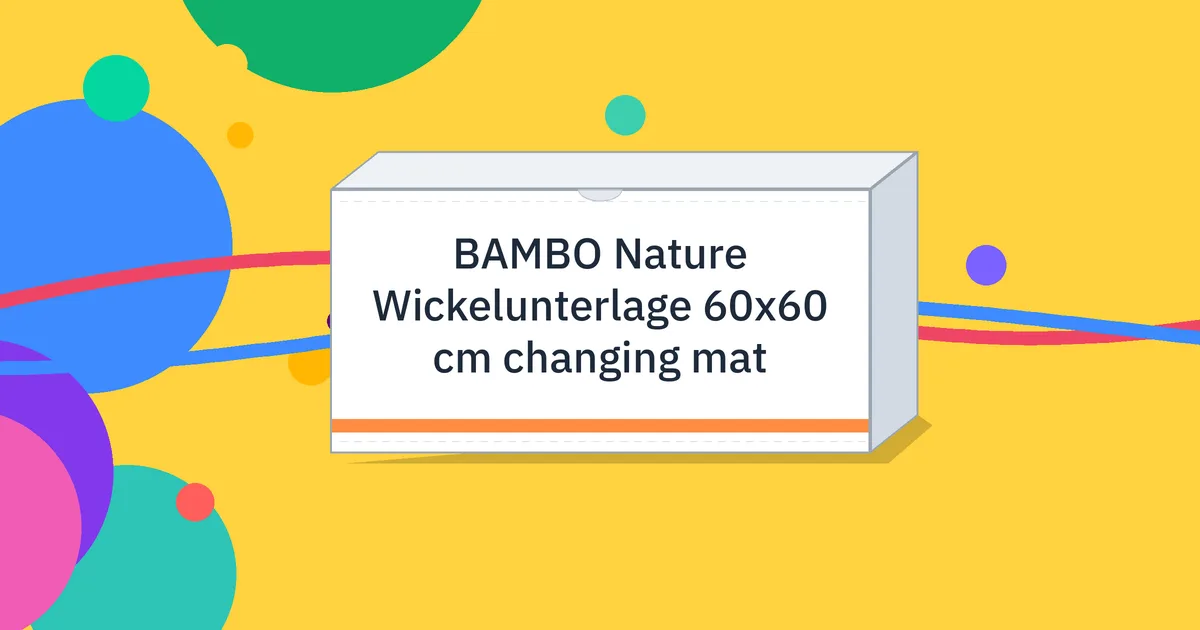 Symbolbild: Packung mit der Aufschrift BAMBO Nature Wickelunterlage 60x60 cm changing mat (PZN 15611904) – Verfügbarkeit und Bezug in Apotheken in Frankfurt am Main