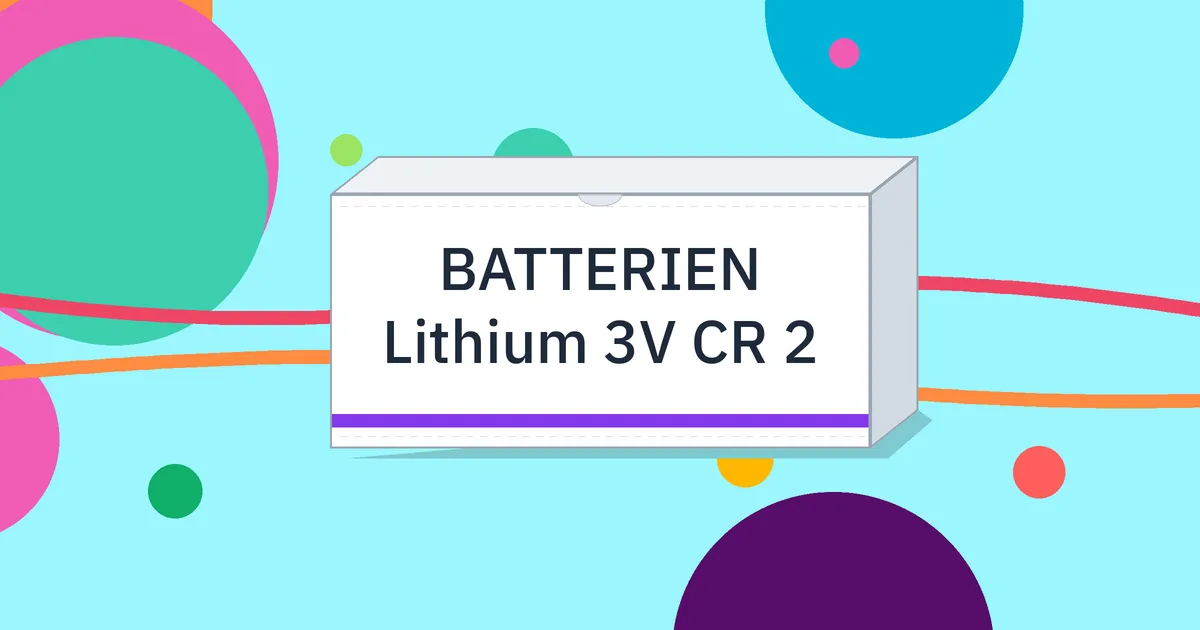Symbolbild: Packung mit der Aufschrift BATTERIEN Lithium 3V CR 2 (PZN 02430041) – Verfügbarkeit und Bezug in Apotheken in Frankfurt am Main