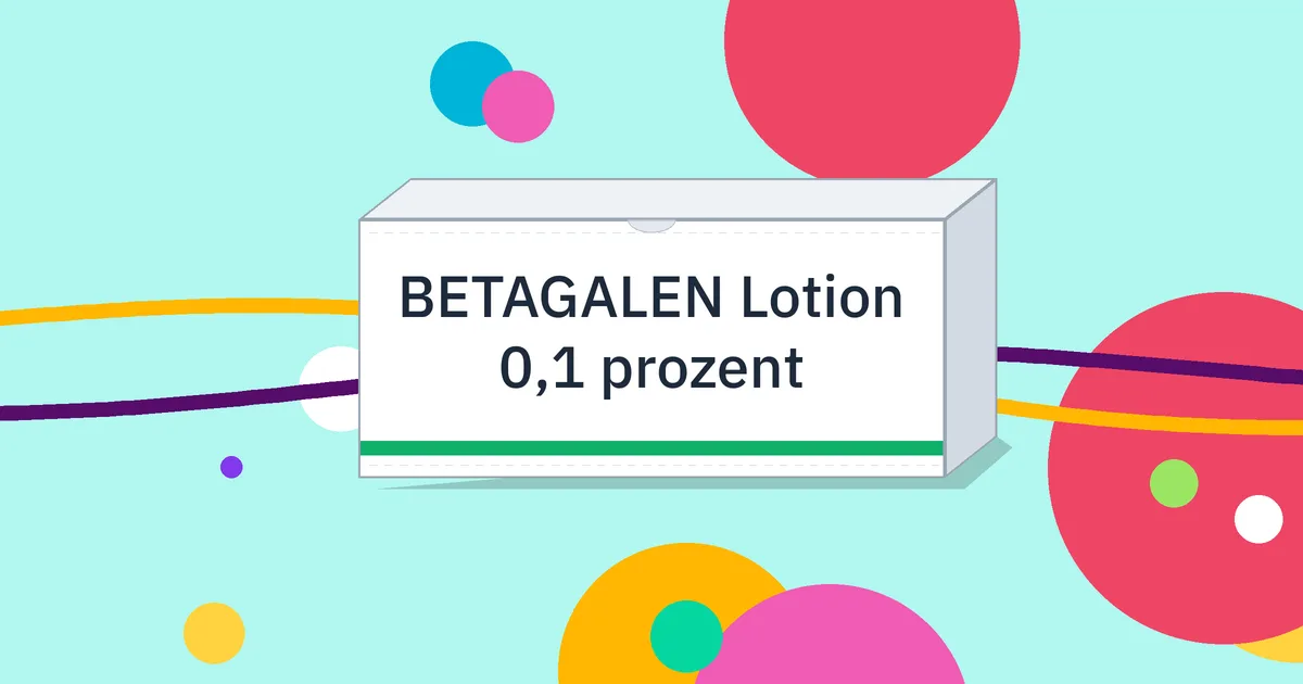 Symbolbild: Packung mit der Aufschrift BETAGALEN Lotion 0,1 prozent (PZN 06880350) – Verfügbarkeit und Bezug in Apotheken in Frankfurt am Main
