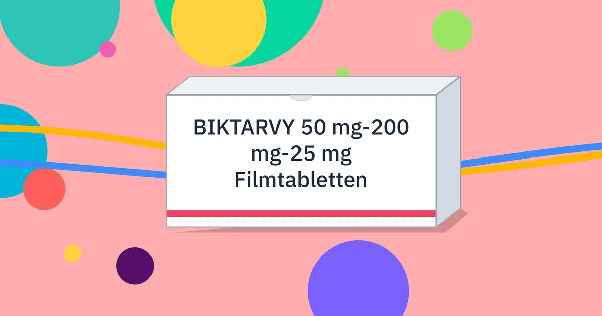 Symbolbild: Packung mit der Aufschrift BIKTARVY 50 mg-200 mg-25 mg Filmtabletten (PZN 17437741) – Verfügbarkeit und Bezug in Apotheken in Frankfurt am Main