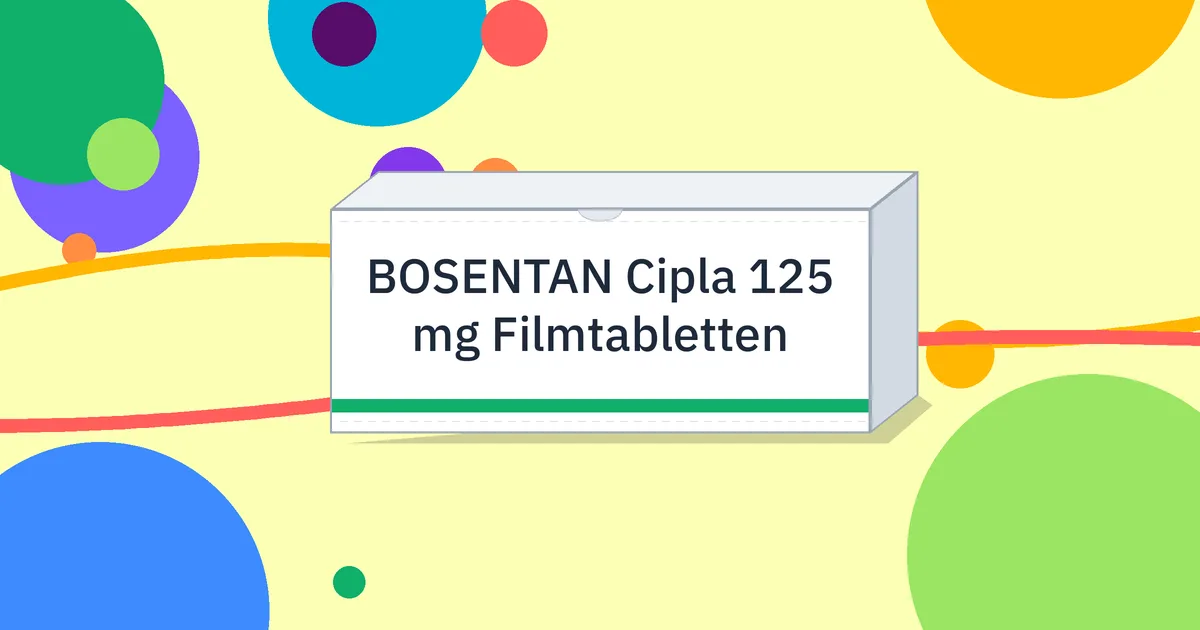 Symbolbild: Packung mit der Aufschrift BOSENTAN Cipla 125 mg Filmtabletten (PZN 11715239) – Verfügbarkeit und Bezug in Apotheken in Frankfurt am Main