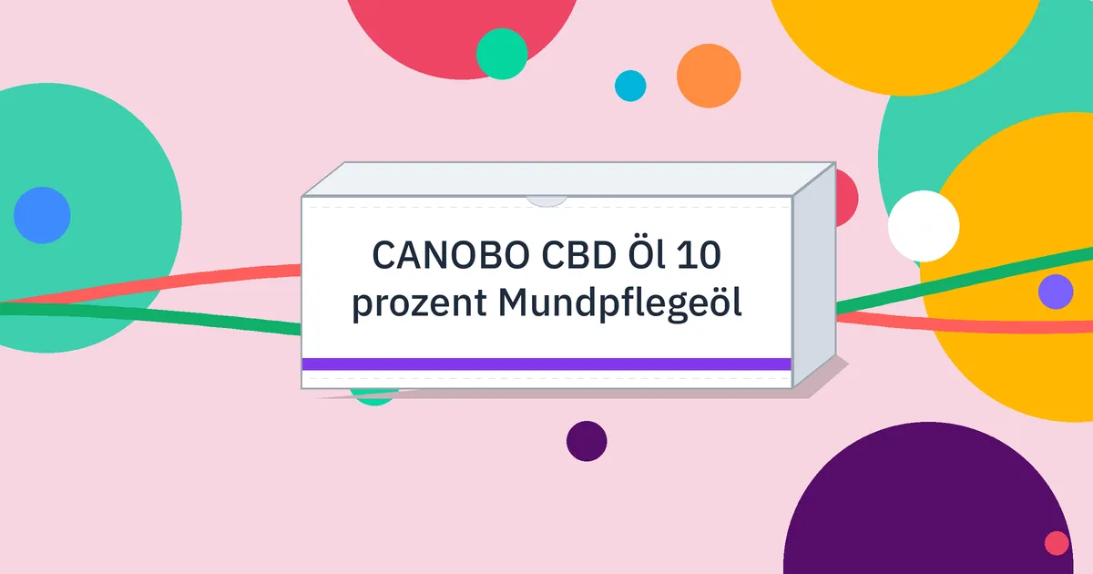 Symbolbild: Packung mit der Aufschrift CANOBO CBD Öl 10 prozent Mundpflegeöl (PZN 19752381) – Verfügbarkeit und Bezug in Apotheken in Frankfurt am Main