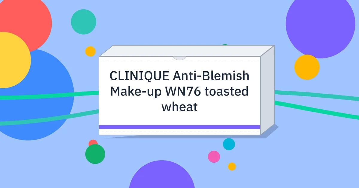 Symbolbild: Packung mit der Aufschrift CLINIQUE Anti-Blemish Make-up WN76 toasted wheat (PZN 19458635) – Verfügbarkeit und Bezug in Apotheken in Frankfurt am Main