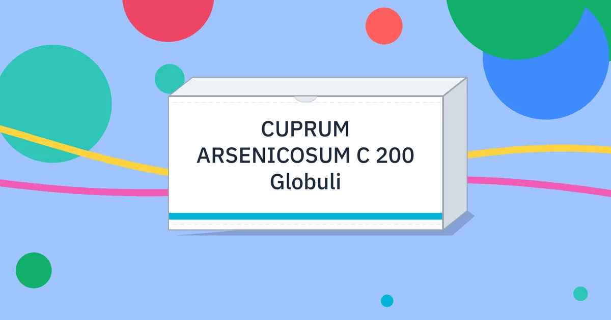 Symbolbild: Packung mit der Aufschrift CUPRUM ARSENICOSUM C 200 Globuli (PZN 07166181) – Verfügbarkeit und Bezug in Apotheken in Frankfurt am Main