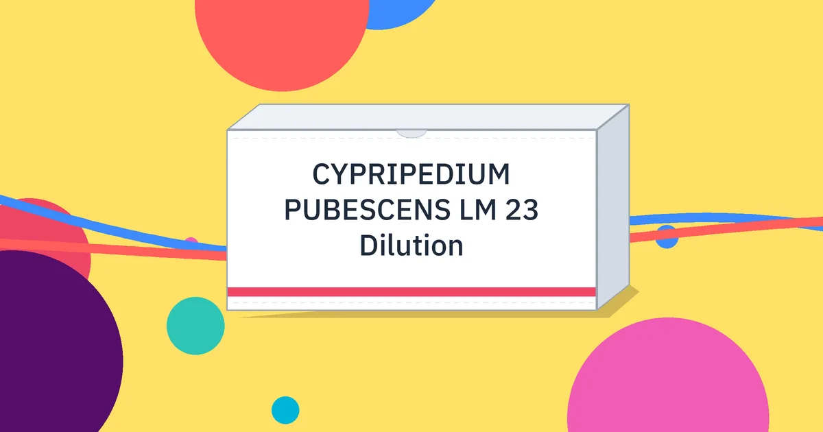 Symbolbild: Packung mit der Aufschrift CYPRIPEDIUM PUBESCENS LM 23 Dilution (PZN 13460192) – Verfügbarkeit und Bezug in Apotheken in Frankfurt am Main
