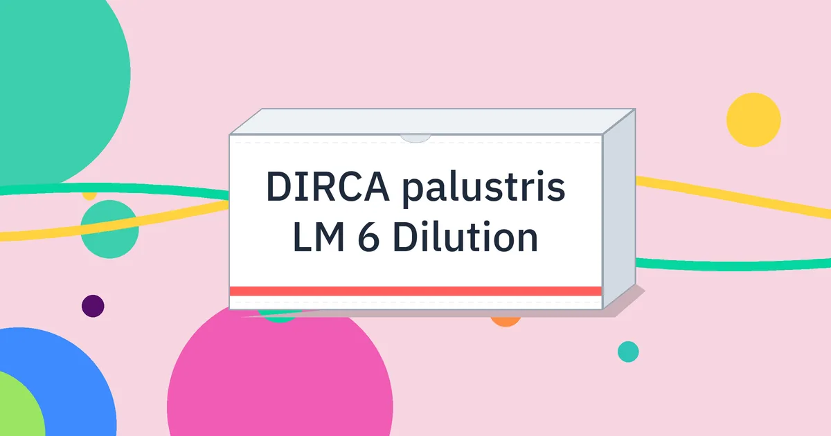 Symbolbild: Packung mit der Aufschrift DIRCA palustris LM 6 Dilution (PZN 13465545) – Verfügbarkeit und Bezug in Apotheken in Frankfurt am Main