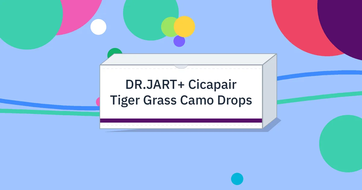 Symbolbild: Packung mit der Aufschrift DR.JART+ Cicapair Tiger Grass Camo Drops (PZN 19068526) – Verfügbarkeit und Bezug in Apotheken in Frankfurt am Main