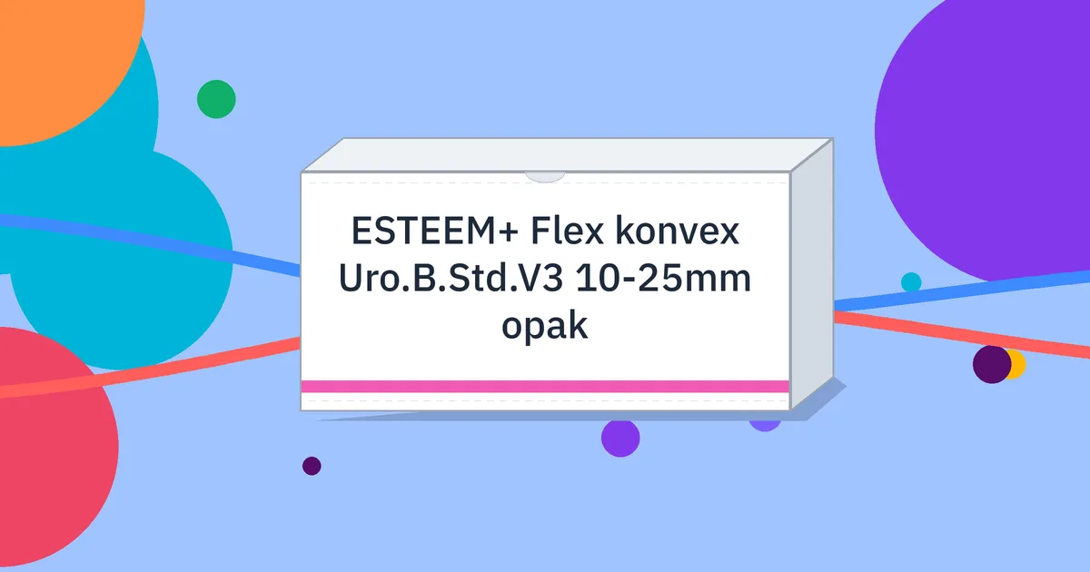 Symbolbild: Packung mit der Aufschrift ESTEEM+ Flex konvex Uro.B.Std.V3 10-25mm opak (PZN 11854490) – Verfügbarkeit und Bezug in Apotheken in Frankfurt am Main