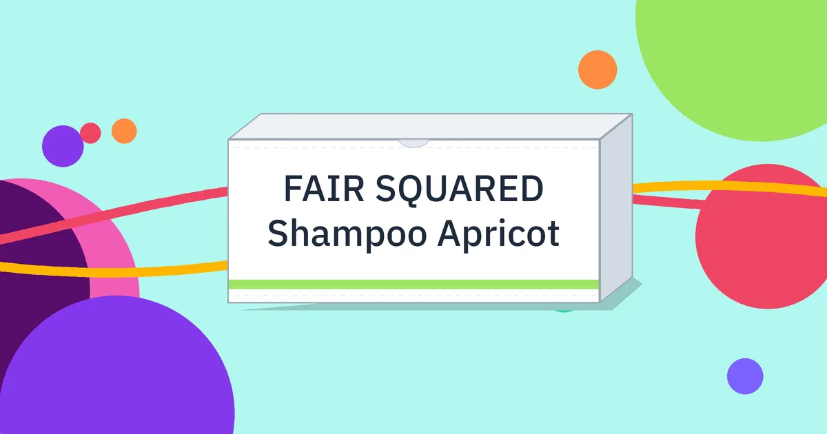 Symbolbild: Packung mit der Aufschrift FAIR SQUARED Shampoo Apricot (PZN 18788158) – Verfügbarkeit und Bezug in Apotheken in Frankfurt am Main