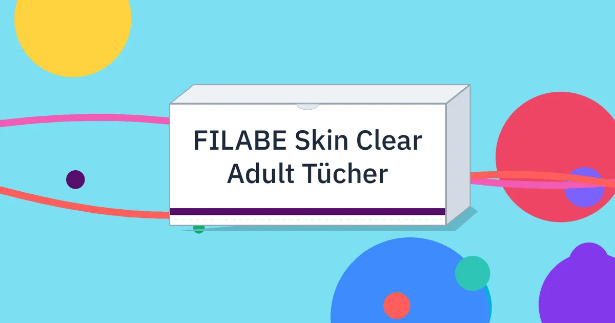 Symbolbild: Packung mit der Aufschrift FILABE Skin Clear Adult Tücher (PZN 15585420) – Verfügbarkeit und Bezug in Apotheken in Frankfurt am Main