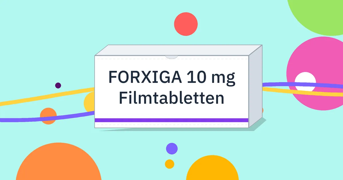 Symbolbild: Packung mit der Aufschrift FORXIGA 10 mg Filmtabletten (PZN 18090400) – Verfügbarkeit und Bezug in Apotheken in Frankfurt am Main