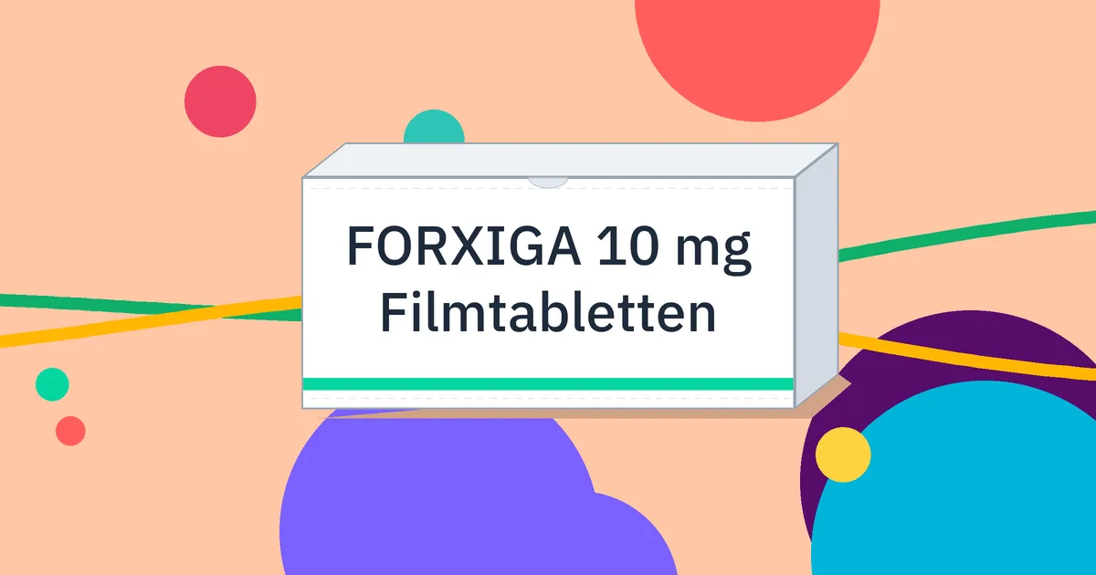 Symbolbild: Packung mit der Aufschrift FORXIGA 10 mg Filmtabletten (PZN 19236076) – Verfügbarkeit und Bezug in Apotheken in Frankfurt am Main