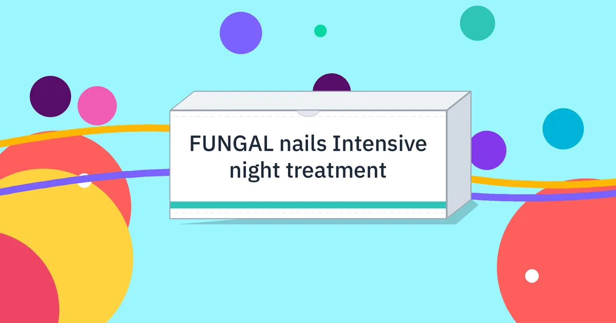 Symbolbild: Packung mit der Aufschrift FUNGAL nails Intensive night treatment (PZN 19513452) – Verfügbarkeit und Bezug in Apotheken in Frankfurt am Main