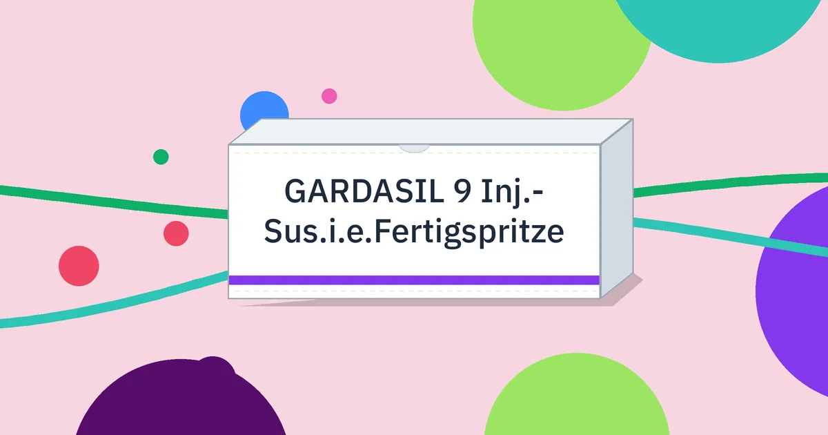 Symbolbild: Packung mit der Aufschrift GARDASIL 9 Inj.-Sus.i.e.Fertigspritze (PZN 12370854) – Verfügbarkeit und Bezug in Apotheken in Frankfurt am Main