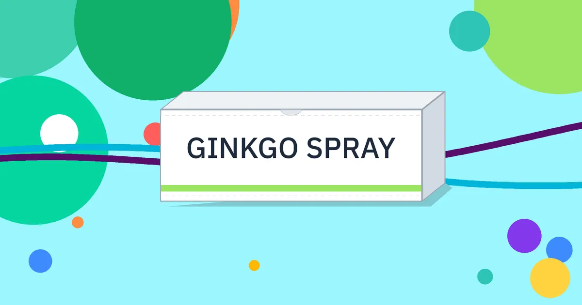 Symbolbild: Packung mit der Aufschrift GINKGO SPRAY (PZN 16571437) – Verfügbarkeit und Bezug in Apotheken in Frankfurt am Main
