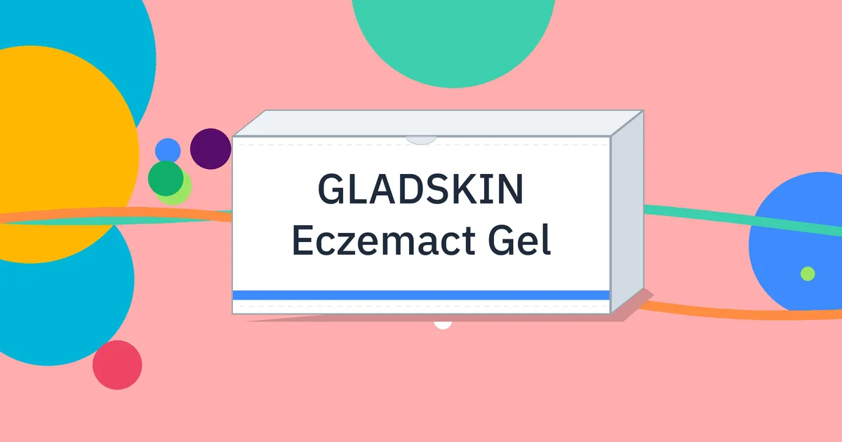 Symbolbild: Packung mit der Aufschrift GLADSKIN Eczemact Gel (PZN 18256378) – Verfügbarkeit und Bezug in Apotheken in Frankfurt am Main