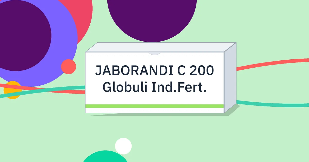 Symbolbild: Packung mit der Aufschrift JABORANDI C 200 Globuli Ind.Fert. (PZN 17717972) – Verfügbarkeit und Bezug in Apotheken in Frankfurt am Main
