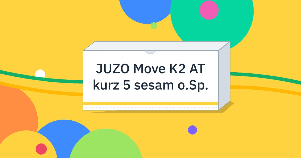 Symbolbild: Packung mit der Aufschrift JUZO Move K2 AT kurz 5 sesam o.Sp. (PZN 20675415) – Verfügbarkeit und Bezug in Apotheken in Frankfurt am Main