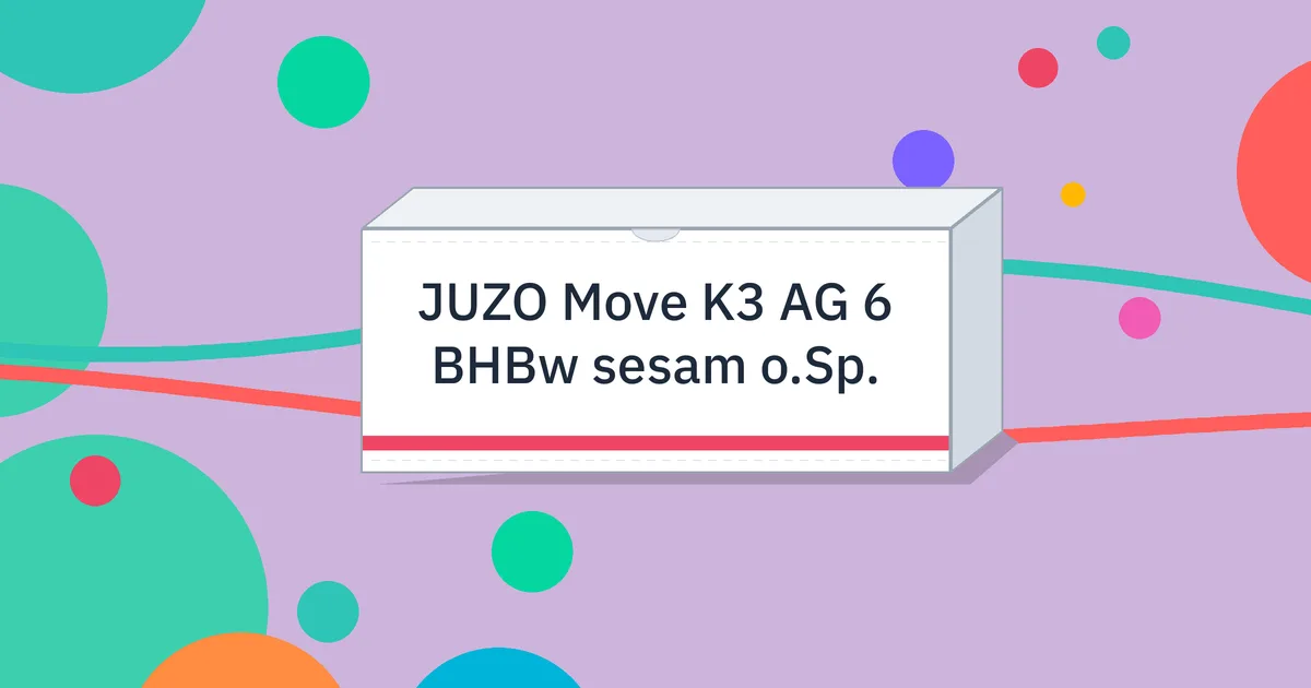 Symbolbild: Packung mit der Aufschrift JUZO Move K3 AG 6 BHBw sesam o.Sp. (PZN 18577929) – Verfügbarkeit und Bezug in Apotheken in Frankfurt am Main