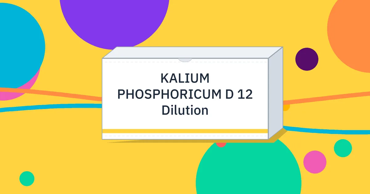 Symbolbild: Packung mit der Aufschrift KALIUM PHOSPHORICUM D 12 Dilution (PZN 02616254) – Verfügbarkeit und Bezug in Apotheken in Frankfurt am Main