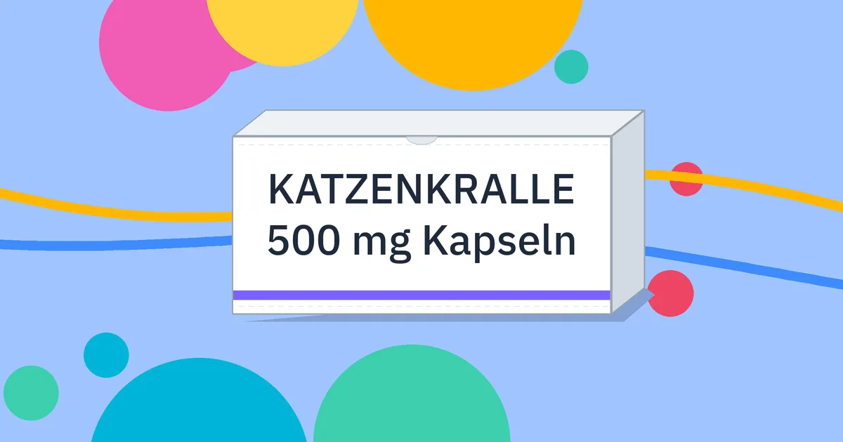 Symbolbild: Packung mit der Aufschrift KATZENKRALLE 500 mg Kapseln (PZN 16701242) – Verfügbarkeit und Bezug in Apotheken in Frankfurt am Main