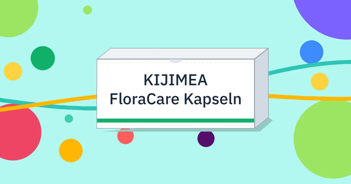 Symbolbild: Packung mit der Aufschrift KIJIMEA FloraCare Kapseln (PZN 19249328) – Verfügbarkeit und Bezug in Apotheken in Frankfurt am Main