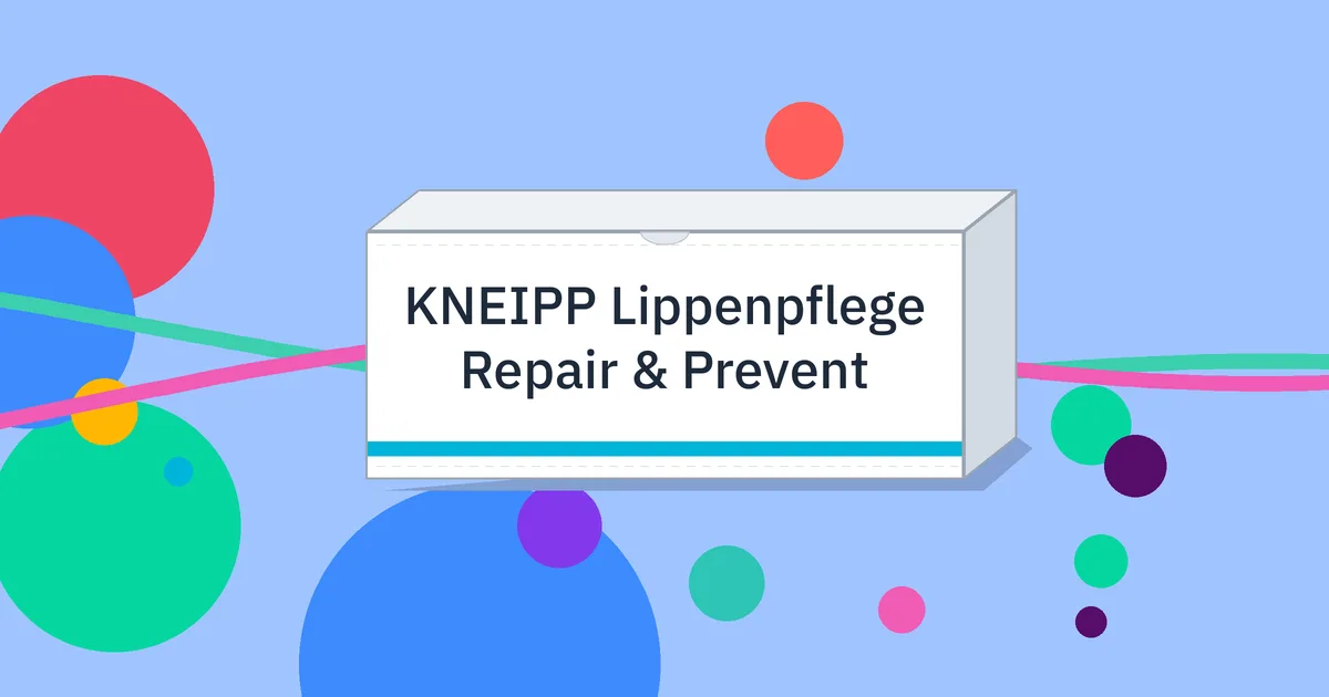 Symbolbild: Packung mit der Aufschrift KNEIPP Lippenpflege Repair & Prevent (PZN 16623619) – Verfügbarkeit und Bezug in Apotheken in Frankfurt am Main