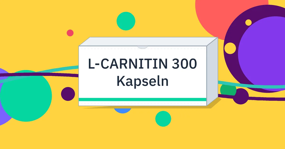 Symbolbild: Packung mit der Aufschrift L-CARNITIN 300 Kapseln (PZN 10272604) – Verfügbarkeit und Bezug in Apotheken in Frankfurt am Main
