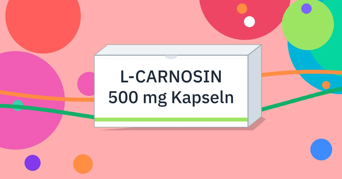 Symbolbild: Packung mit der Aufschrift L-CARNOSIN 500 mg Kapseln (PZN 11125992) – Verfügbarkeit und Bezug in Apotheken in Frankfurt am Main