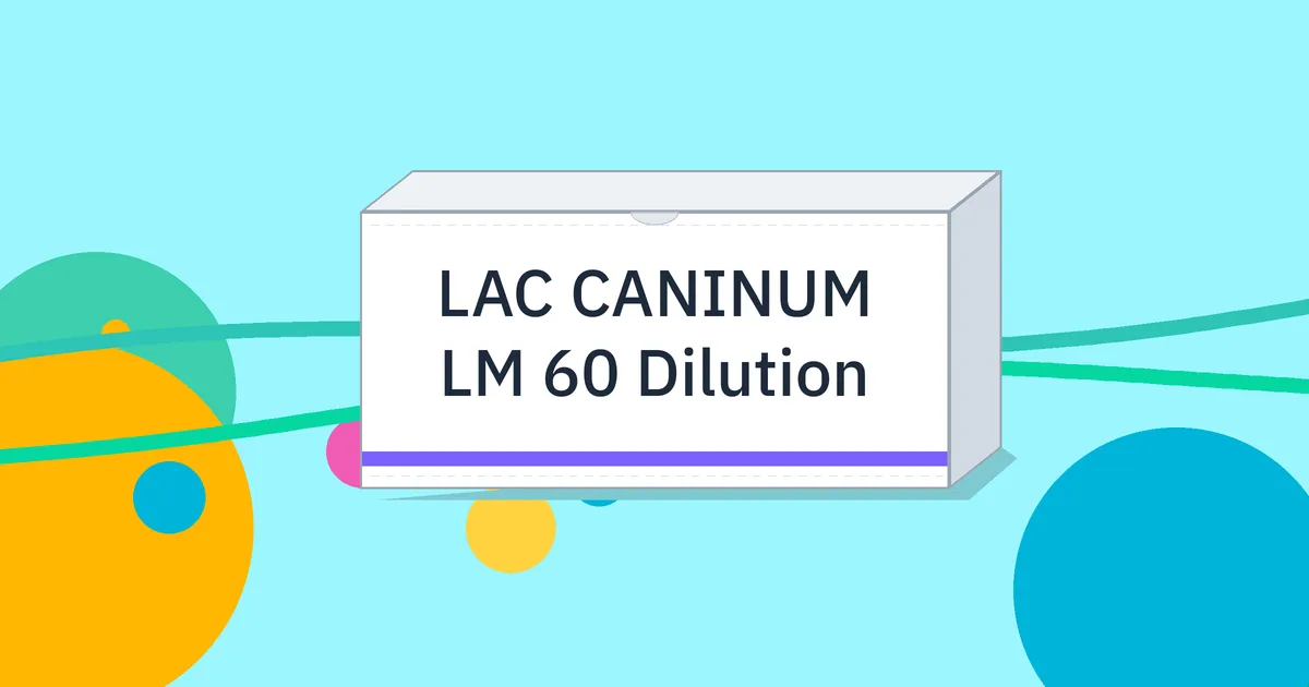 Symbolbild: Packung mit der Aufschrift LAC CANINUM LM 60 Dilution (PZN 12929149) – Verfügbarkeit und Bezug in Apotheken in Frankfurt am Main