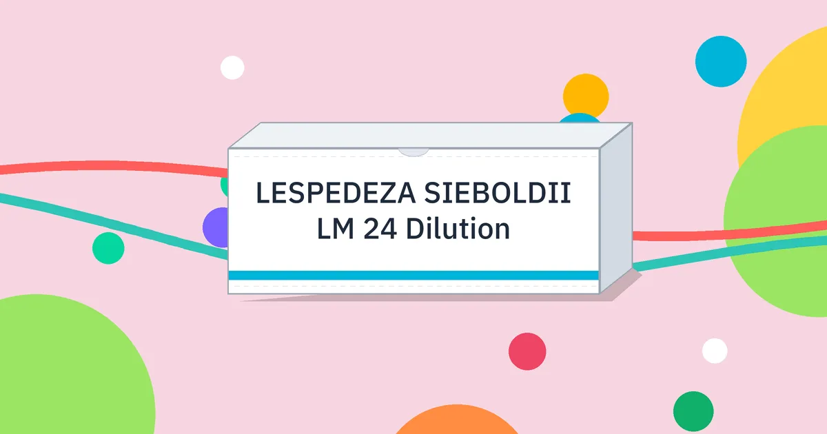 Symbolbild: Packung mit der Aufschrift LESPEDEZA SIEBOLDII LM 24 Dilution (PZN 13527915) – Verfügbarkeit und Bezug in Apotheken in Frankfurt am Main