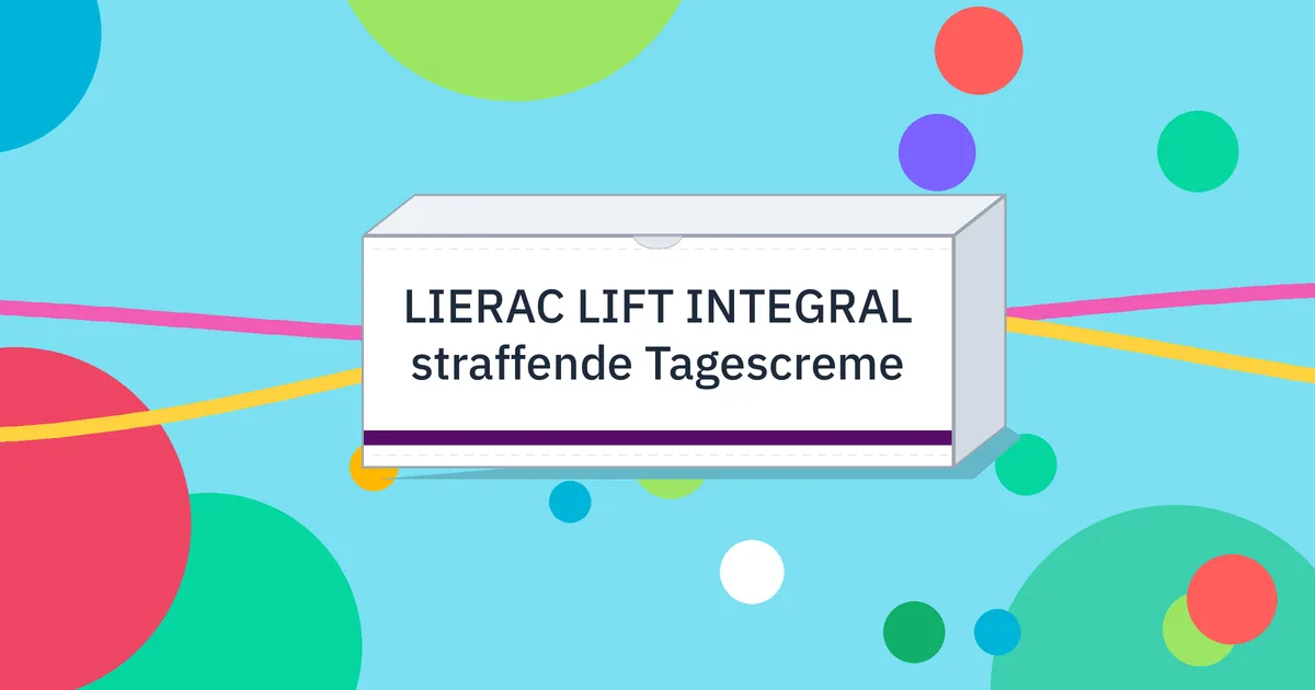 Symbolbild: Packung mit der Aufschrift LIERAC LIFT INTEGRAL straffende Tagescreme (PZN 20771194) – Verfügbarkeit und Bezug in Apotheken in Frankfurt am Main