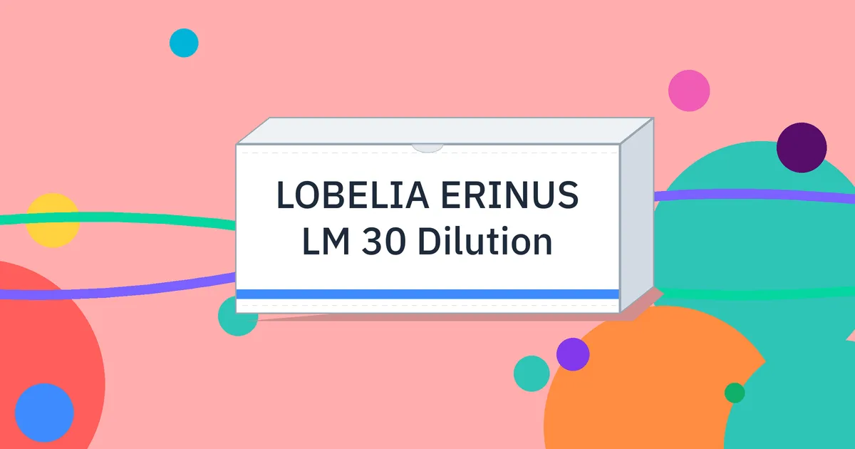 Symbolbild: Packung mit der Aufschrift LOBELIA ERINUS LM 30 Dilution (PZN 13533583) – Verfügbarkeit und Bezug in Apotheken in Frankfurt am Main