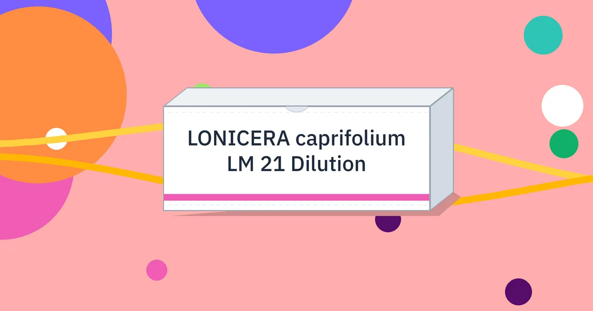Symbolbild: Packung mit der Aufschrift LONICERA caprifolium LM 21 Dilution (PZN 13535808) – Verfügbarkeit und Bezug in Apotheken in Frankfurt am Main