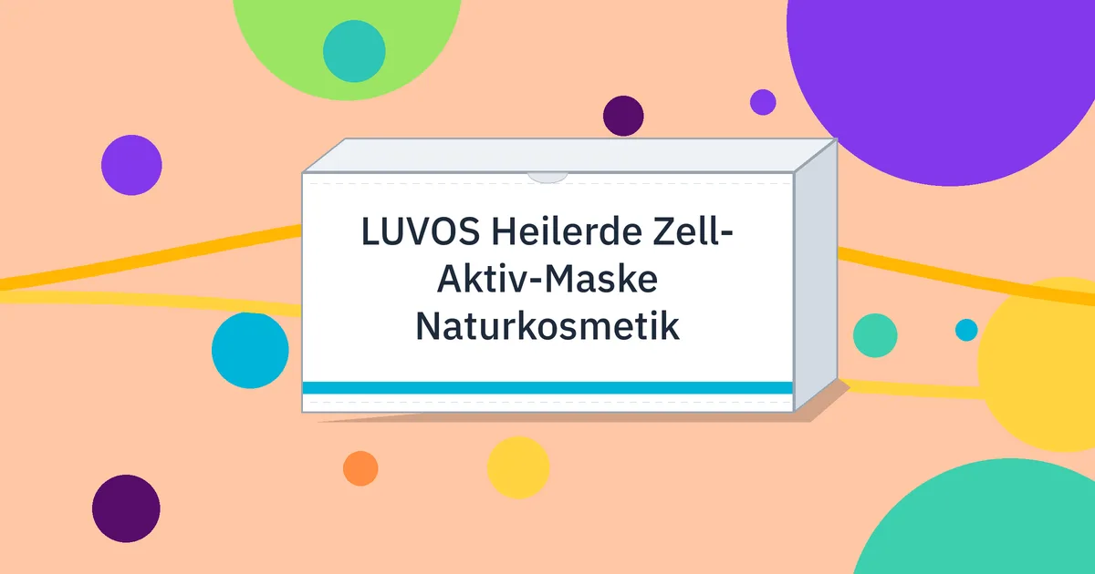 Symbolbild: Packung mit der Aufschrift LUVOS Heilerde Zell-Aktiv-Maske Naturkosmetik (PZN 14190398) – Verfügbarkeit und Bezug in Apotheken in Frankfurt am Main